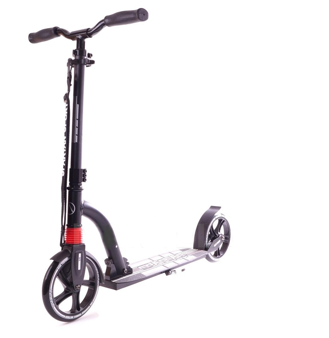 Koloběžky: Koloběžka Spartan JUMBO III - černá (expedice do 24 hodin)